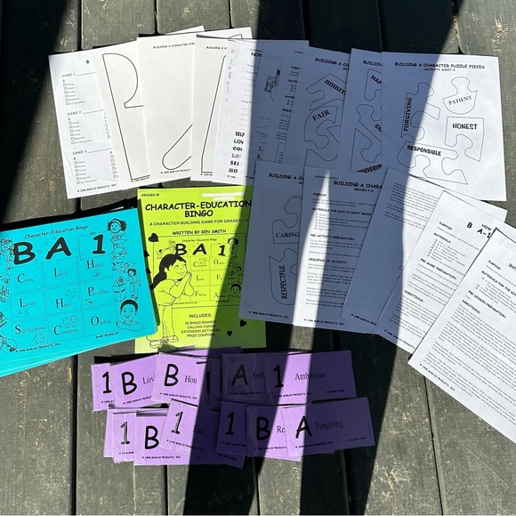 Other | Character Education Bingocharacter Building Game For Grades 13 ...